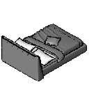 族库大师-Bed+with+headboard+revit+-+Cama+doble+con+cabecera+revit+bimshares ...